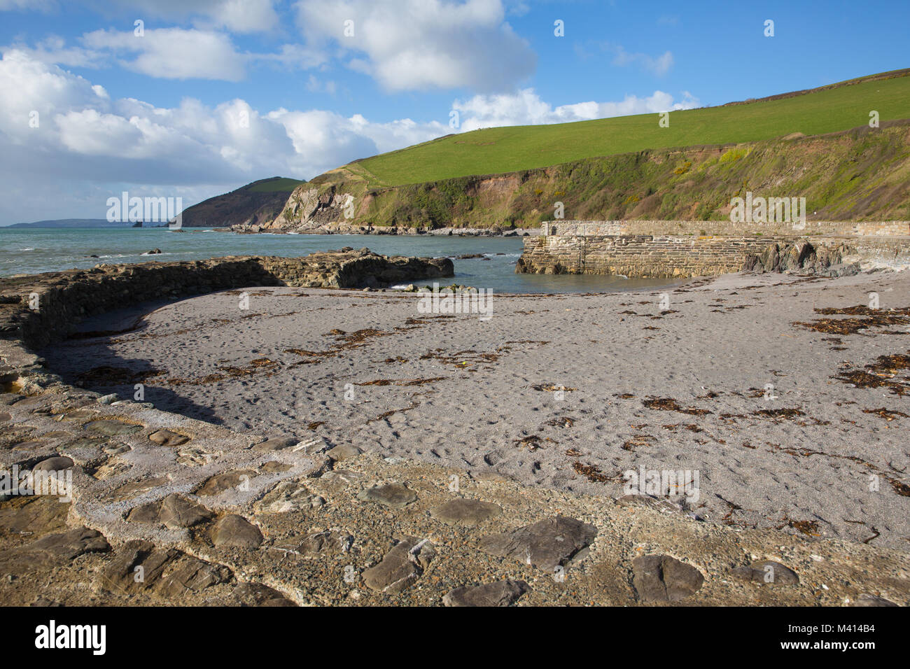 Portwrinkle harbour Cornwall England UK near Looe Stock Photo - Alamy