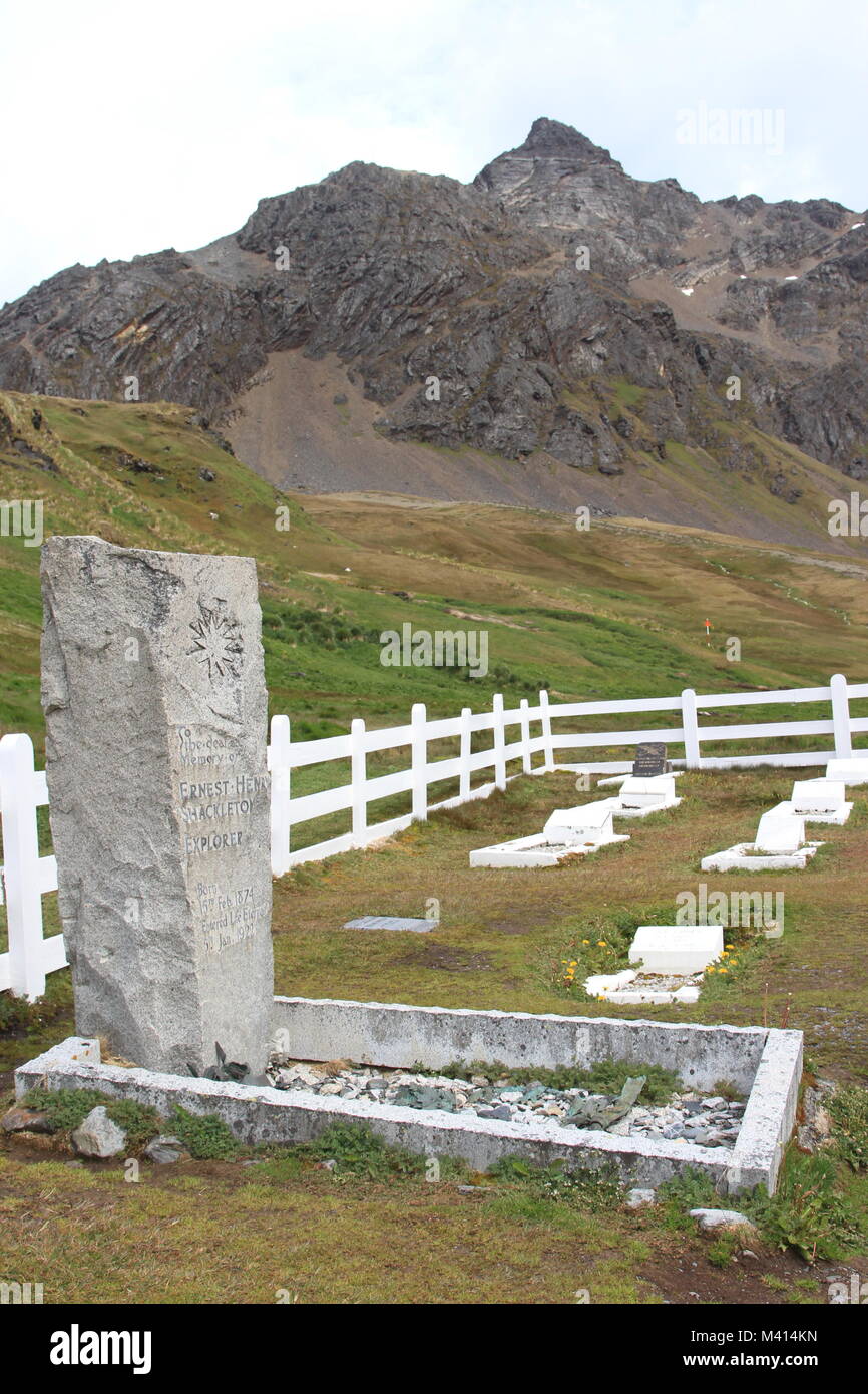 Sir ernest shackleton grave hi-res stock photography and images - Alamy