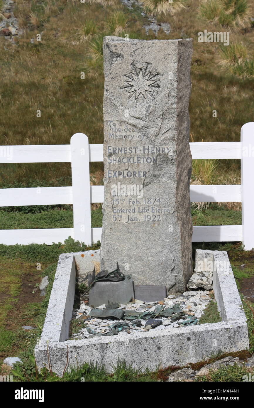 Grave Of Ernest Shackleton High Resolution Stock Photography and Images ...