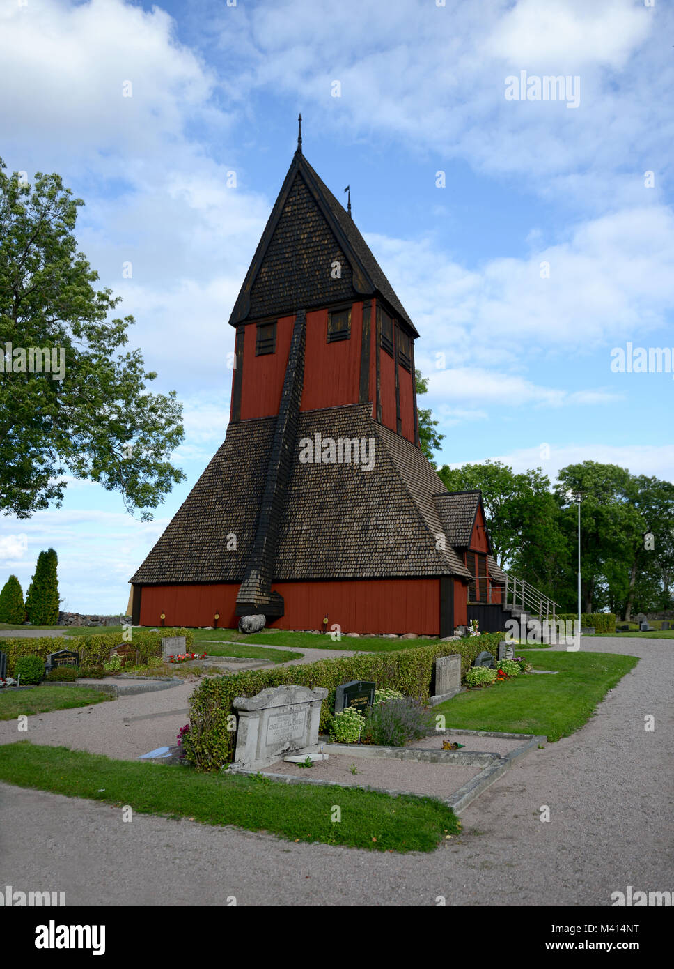 Viking temple a Gamla Uppsala Stock Photo - Alamy