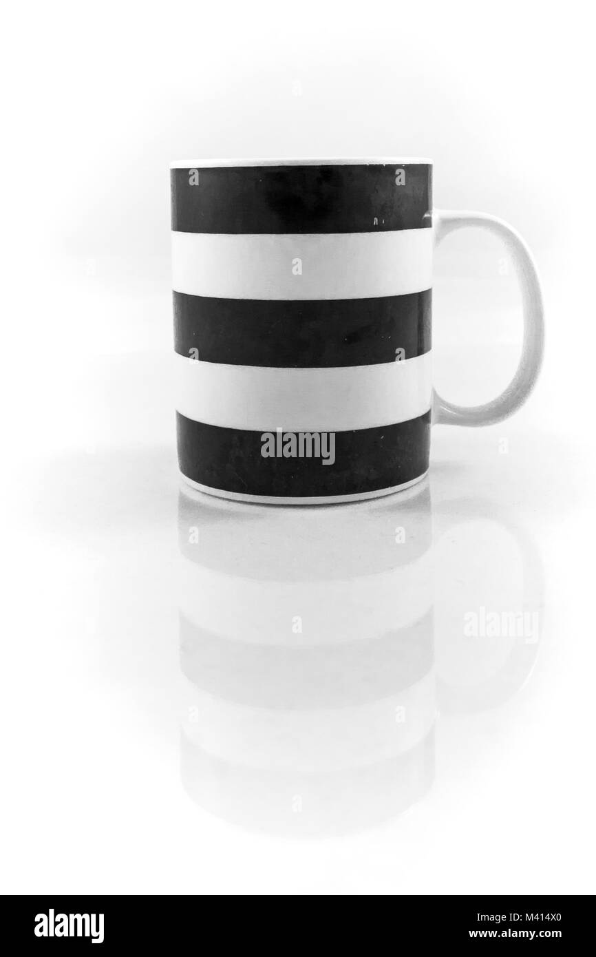 Coffee cup yellow Black and White Stock Photos & Images - Alamy