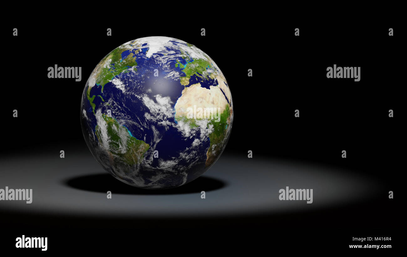 planet Earth, the blue planet, solar system set Stock Photo - Alamy
