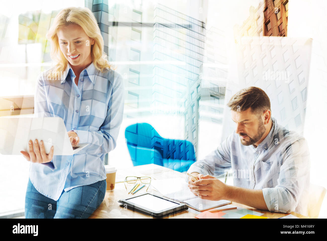 Coworkers work hi-res stock photography and images - Alamy