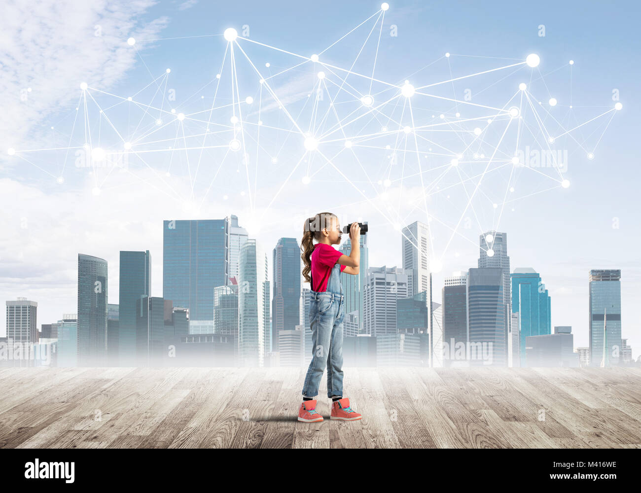 Concept of social wireless connection and internet use for ...