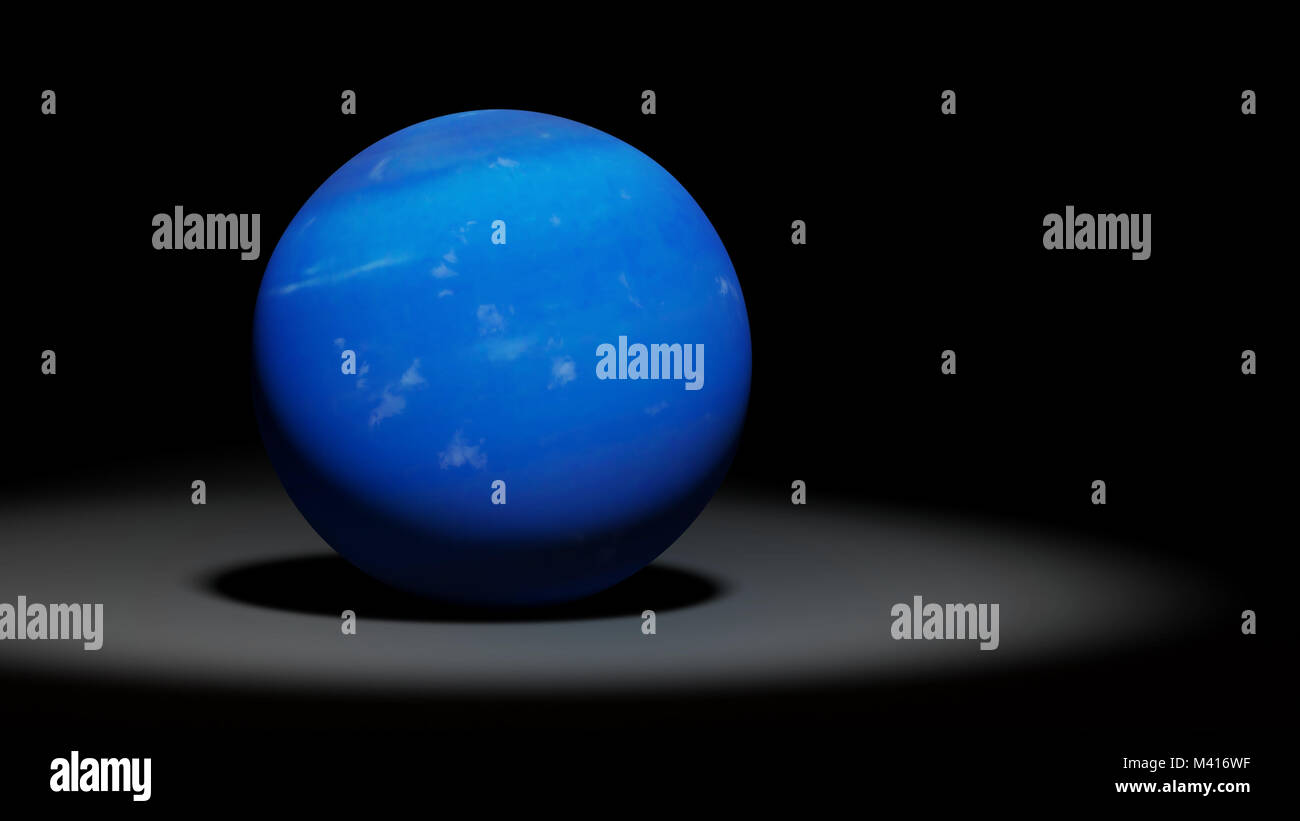 planet Neptune, the blue ice giant, solar system set Stock Photo - Alamy