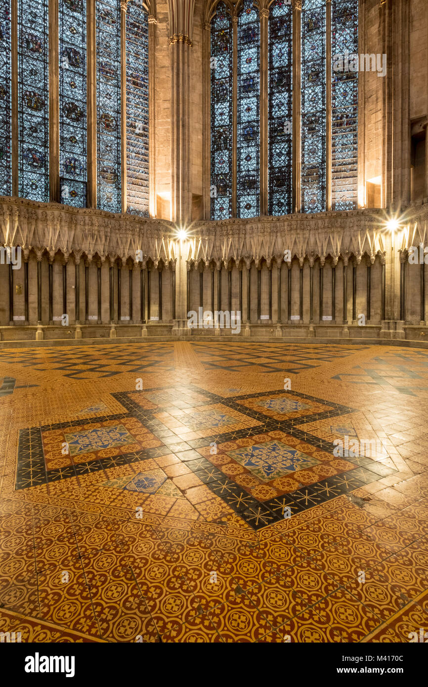 Stained glass window chapter house hi-res stock photography and images ...
