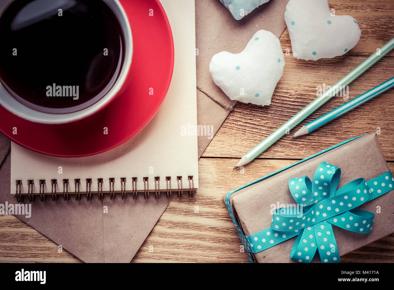 Writing love confession Stock Photo - Alamy