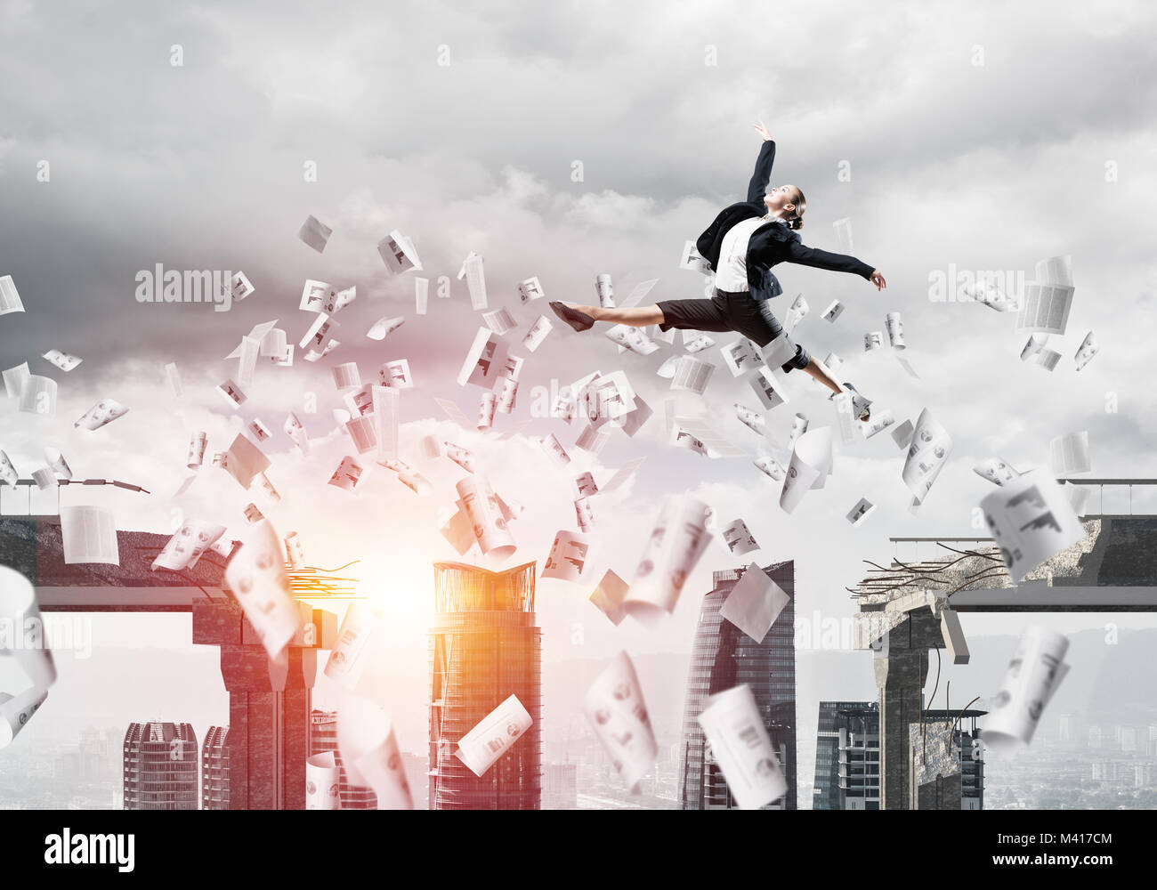 Problem and difficulties overcoming concept Stock Photo - Alamy