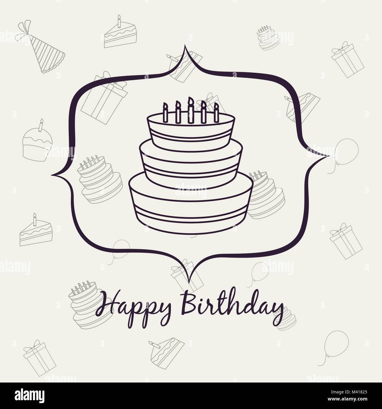 Happy birthday design Stock Vector Image & Art - Alamy