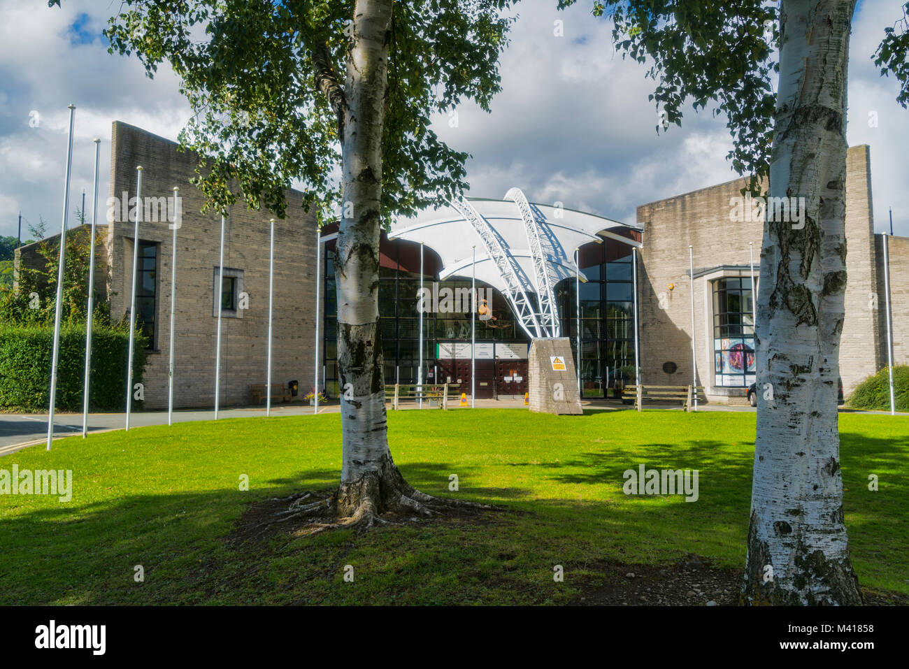 Llangollen Eisteddfod pavilion, Denbighshire, Wales, UK Stock Photo - Alamy