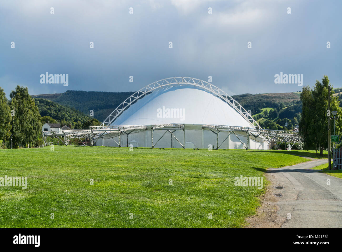 Llangollen Eisteddfod pavilion, Denbighshire, Wales, UK Stock Photo - Alamy