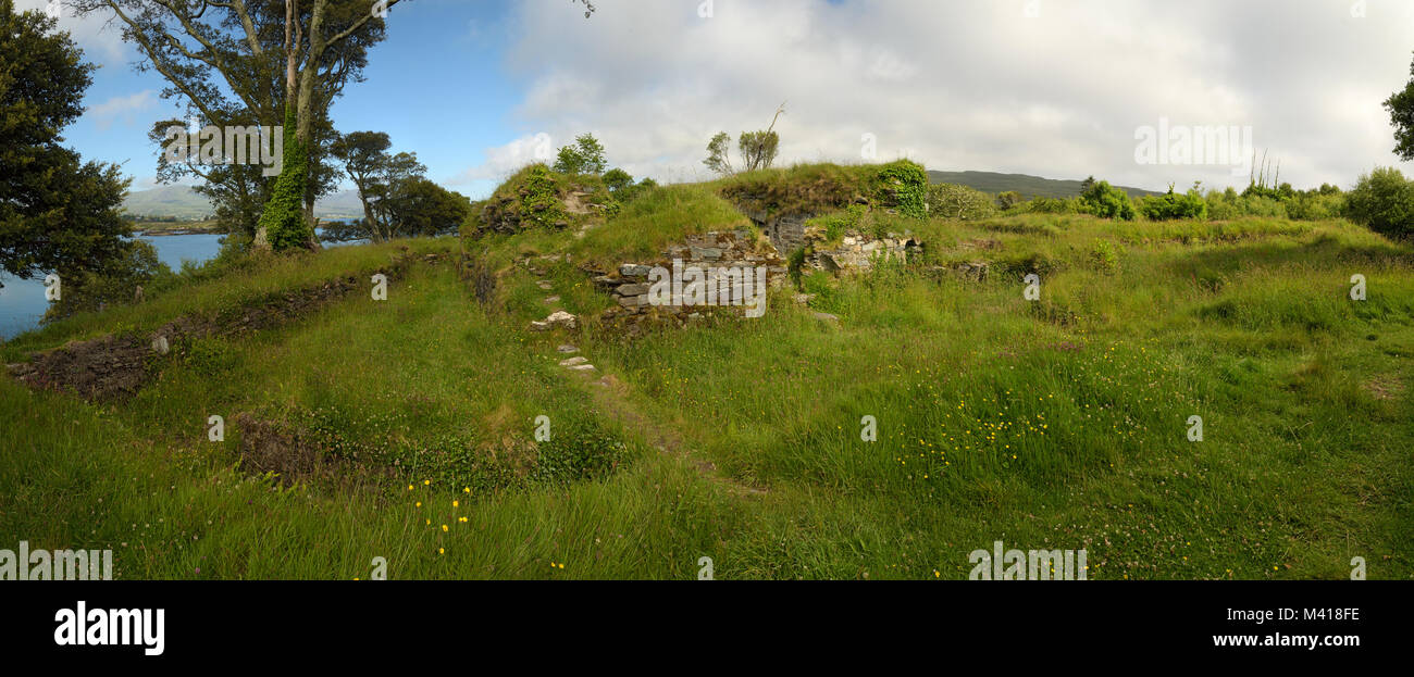Dunboy Castle Ruins on the Beara Peninsula, West Cork Stock Photo - Alamy