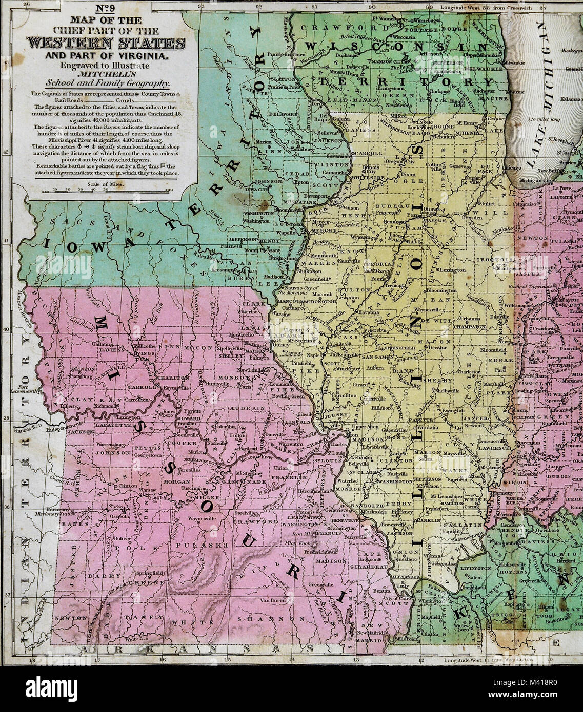 Iowa map High Resolution Stock Photography and Images - Alamy