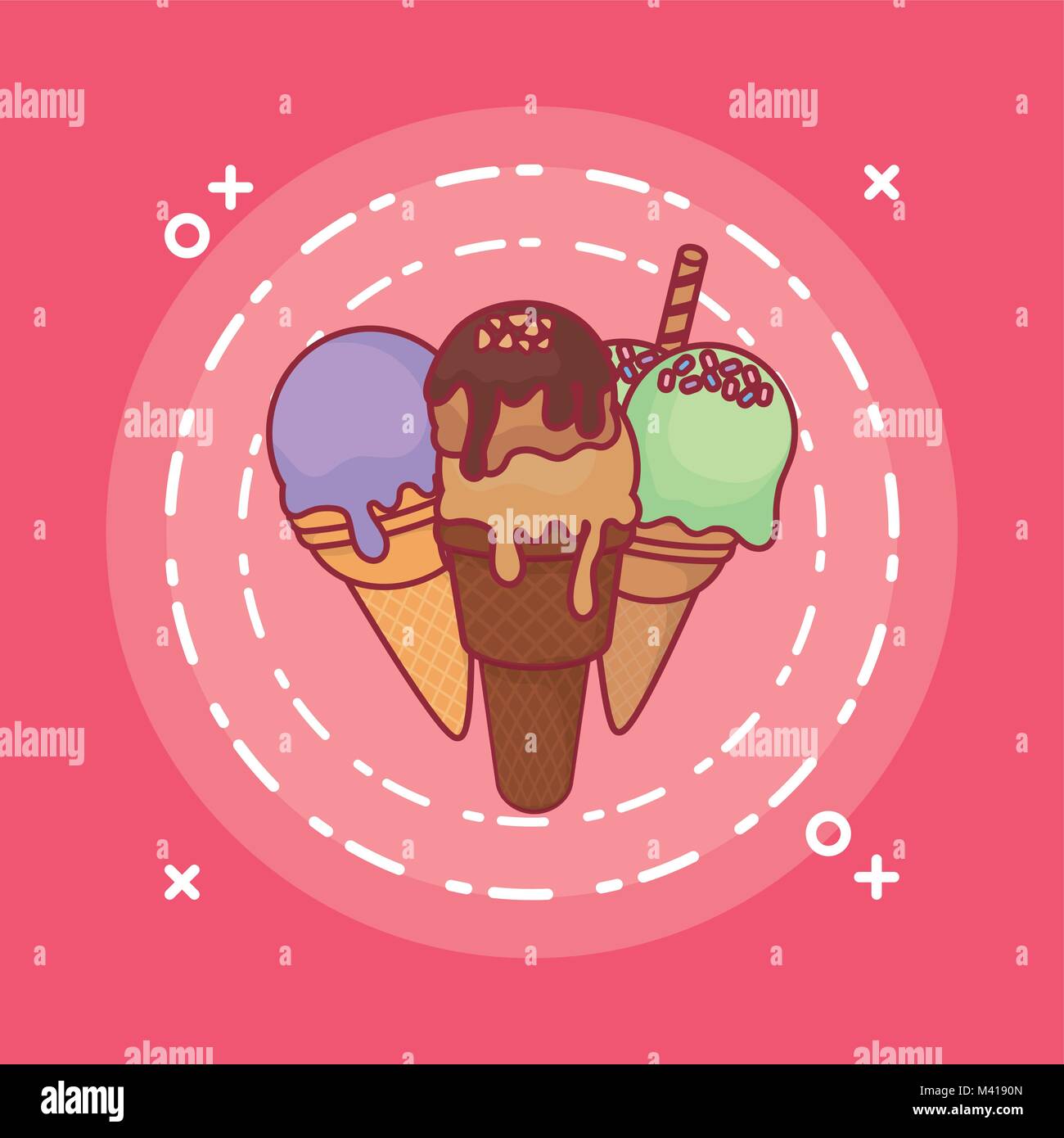 Ice cream design Stock Vector Image & Art - Alamy