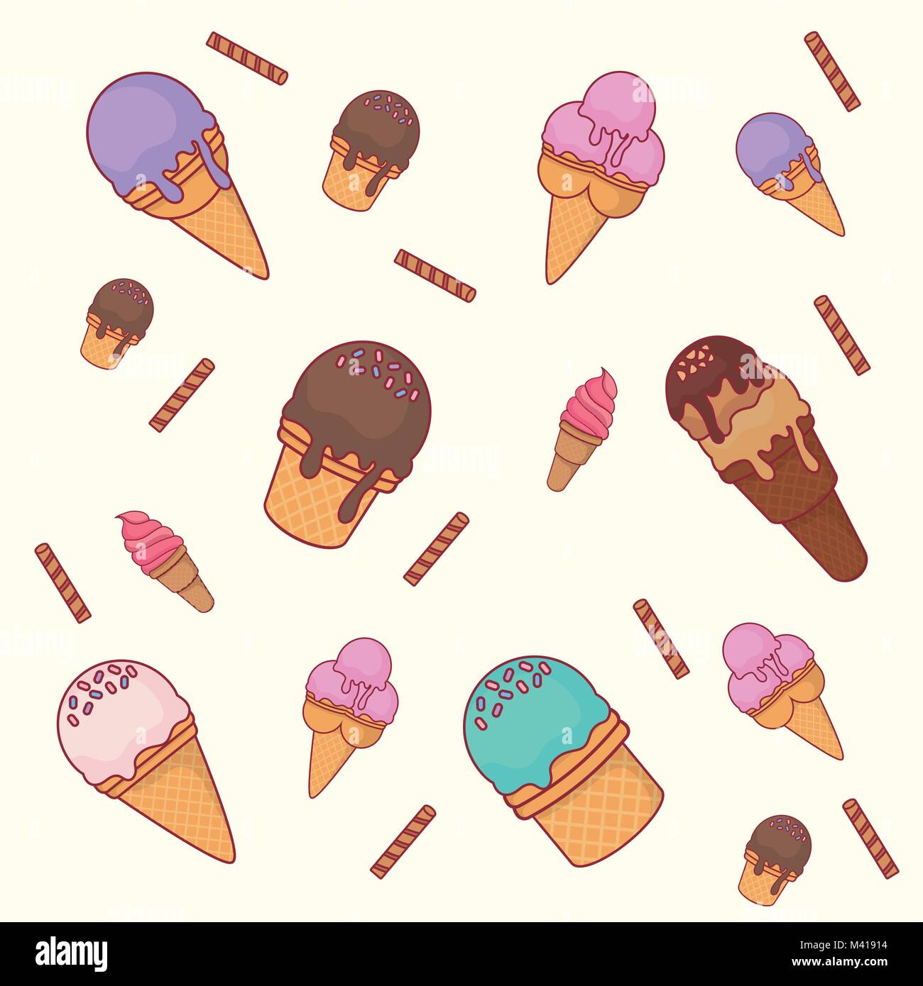 Ice cream design Stock Vector Image & Art - Alamy
