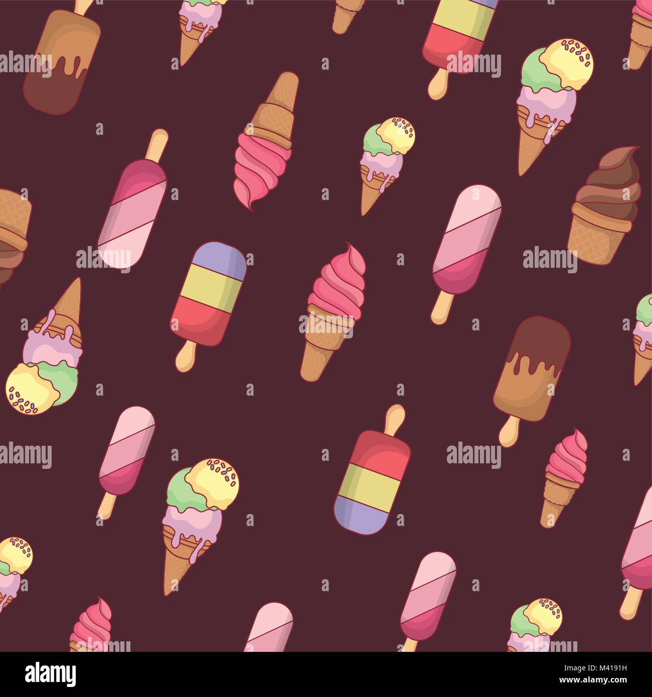 Ice cream design Stock Vector Image & Art - Alamy