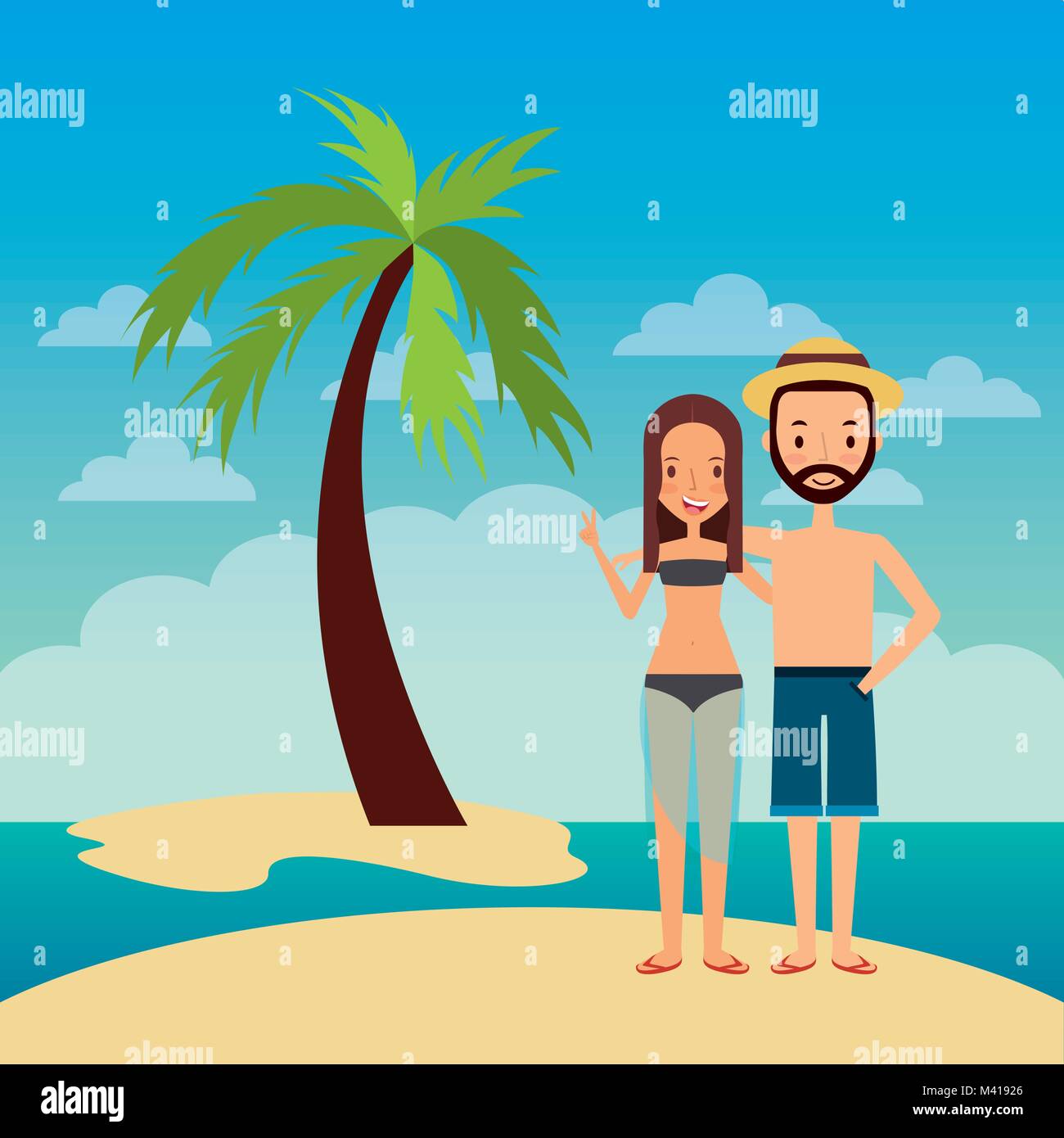 Young plam Stock Vector Images - Alamy