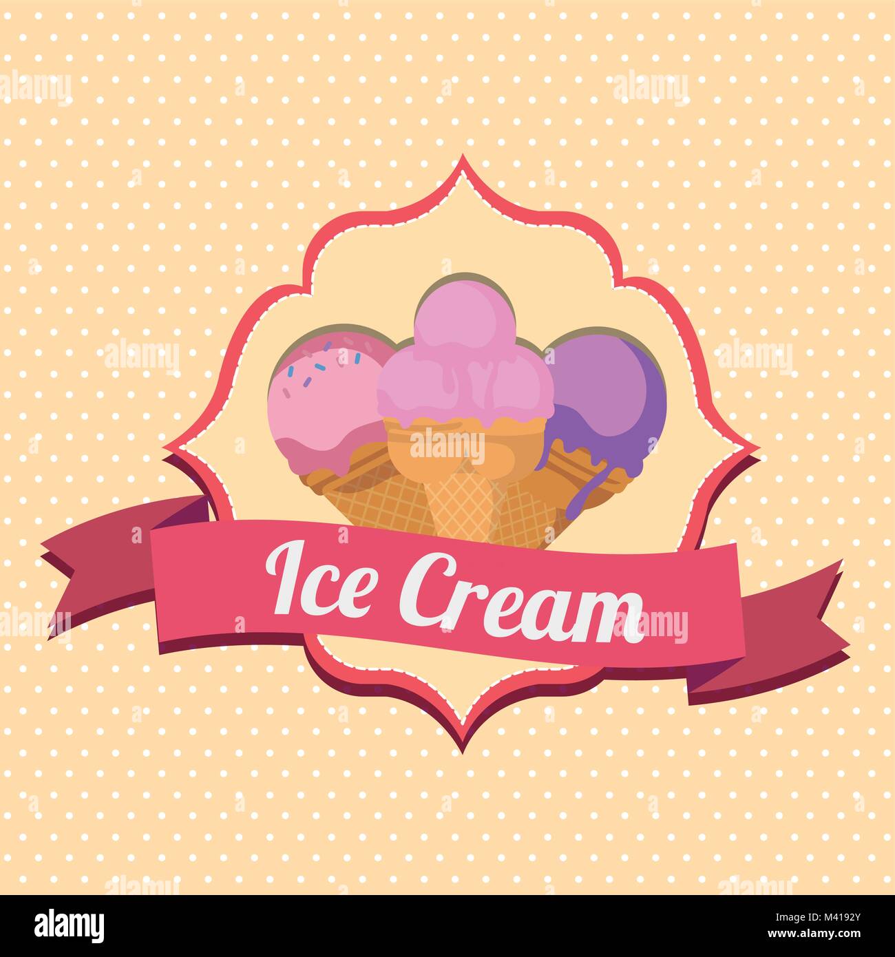Ice cream design Stock Vector Image & Art - Alamy