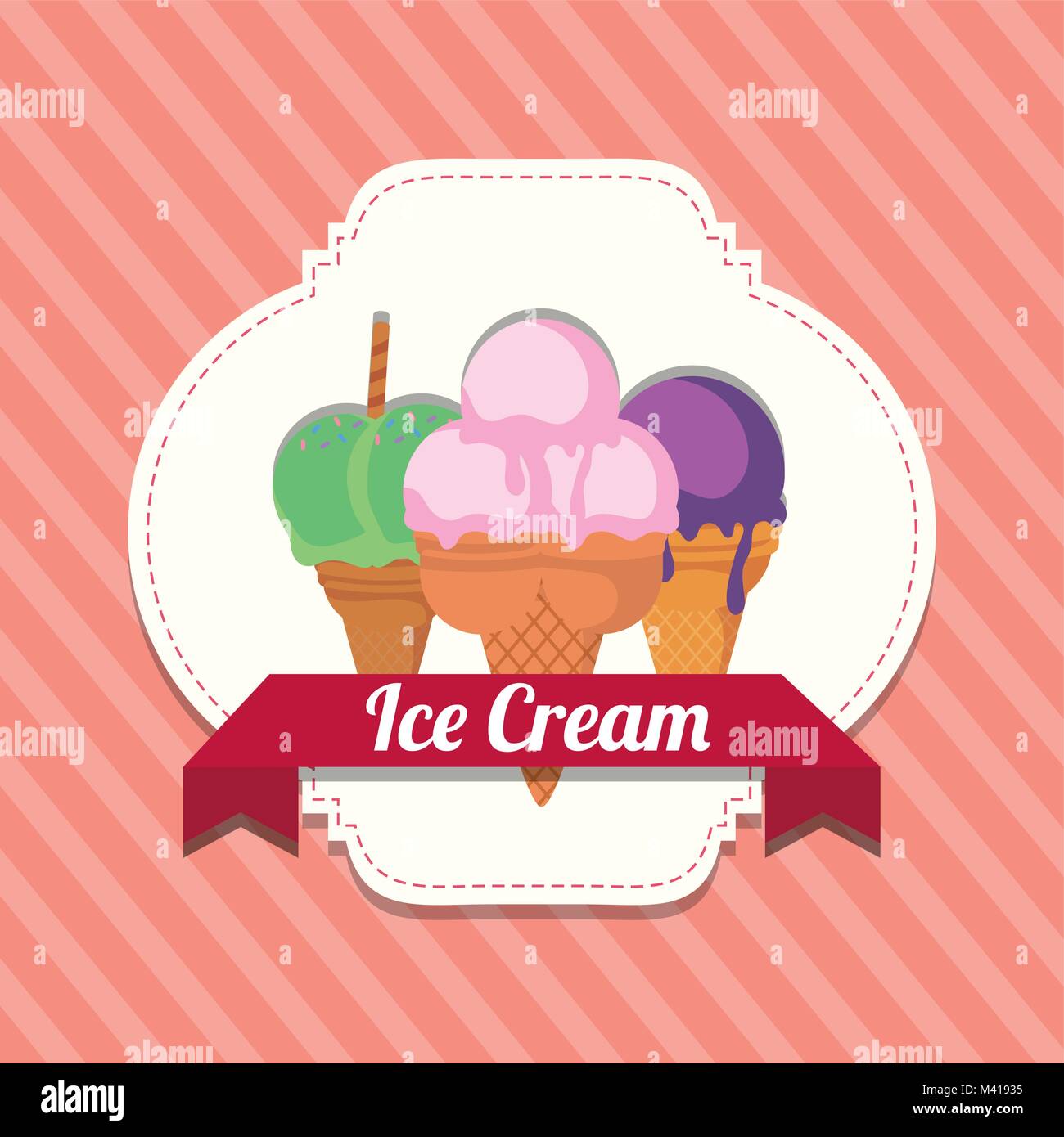Ice cream design Stock Vector Image & Art - Alamy