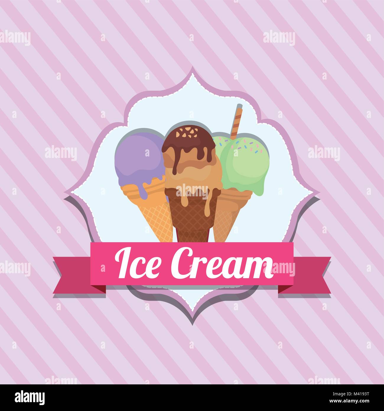 Ice cream design Stock Vector Image & Art - Alamy