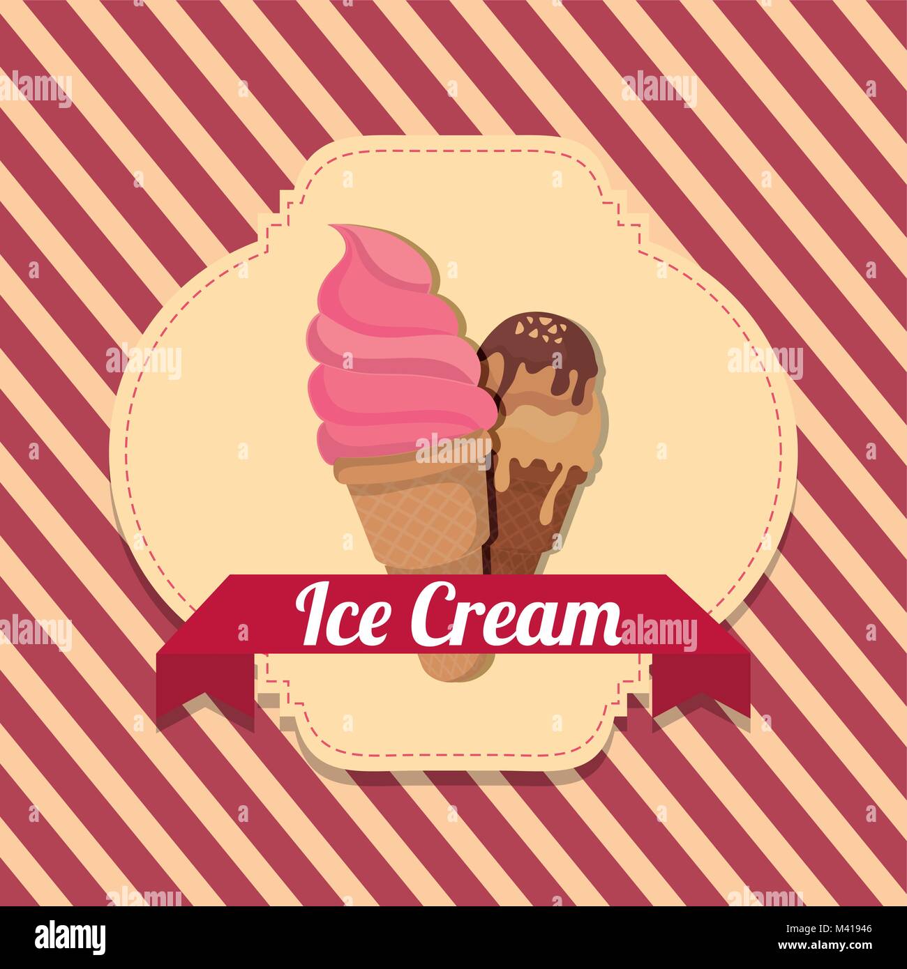 Ice cream design Stock Vector Image & Art - Alamy