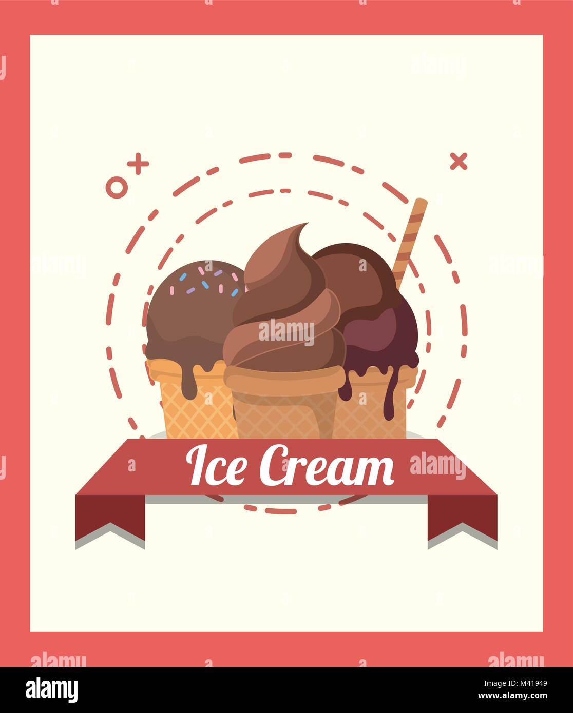 Ice cream design Stock Vector Image & Art - Alamy
