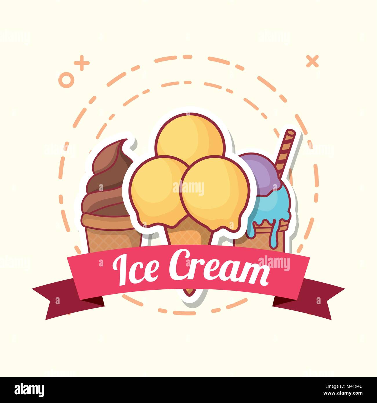 Ice cream design Stock Vector Image & Art - Alamy