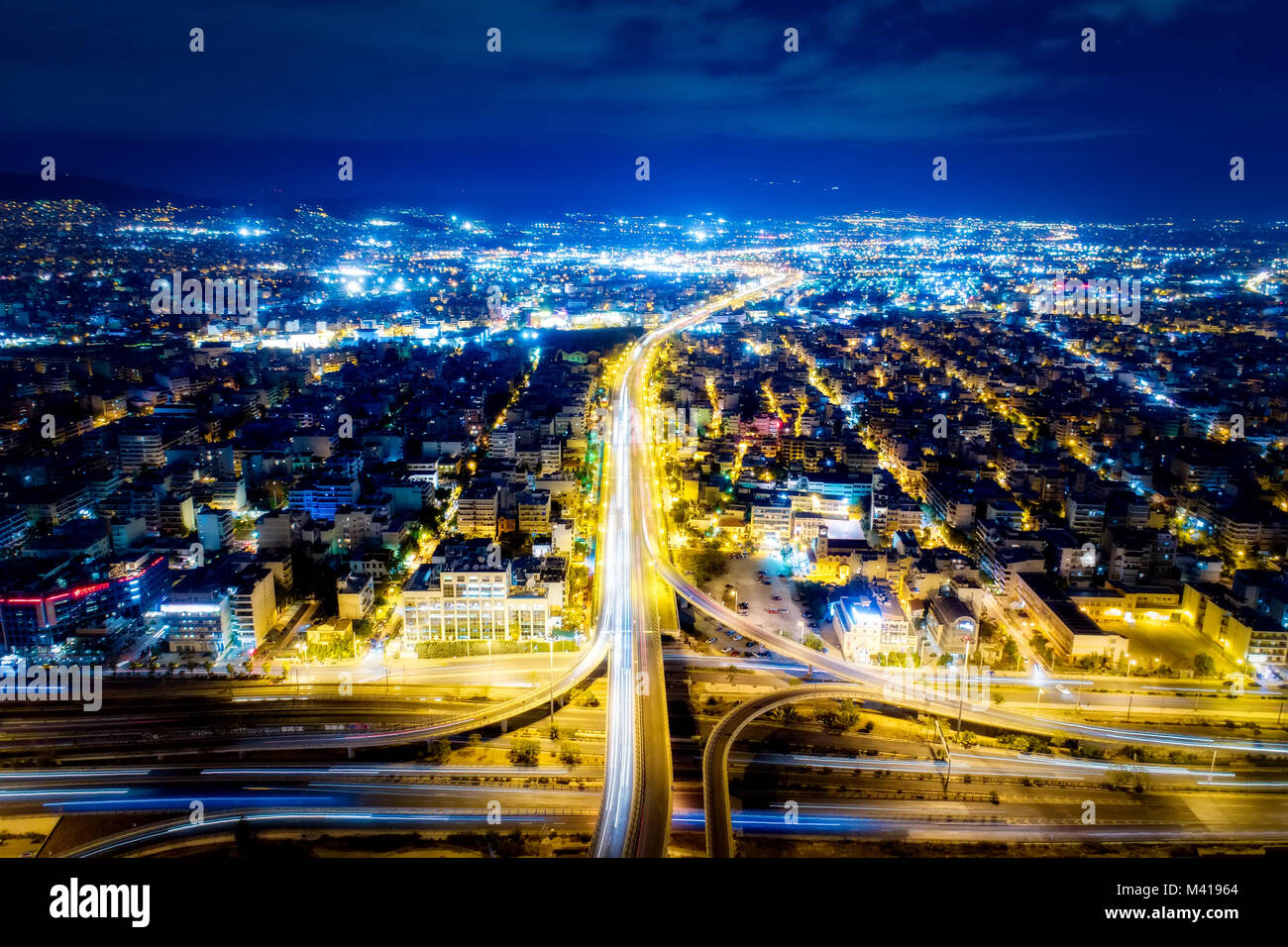 Athens motorway hi-res stock photography and images - Alamy