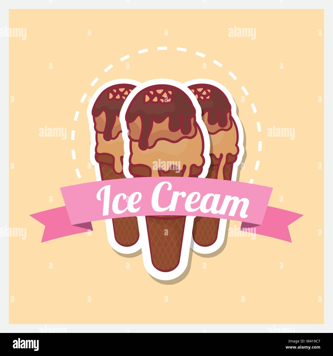 Ice cream design Stock Vector Image & Art - Alamy