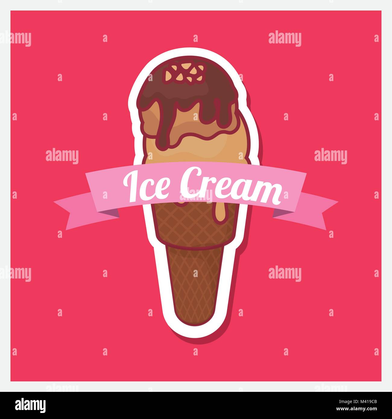 Ice cream design Stock Vector Image & Art - Alamy