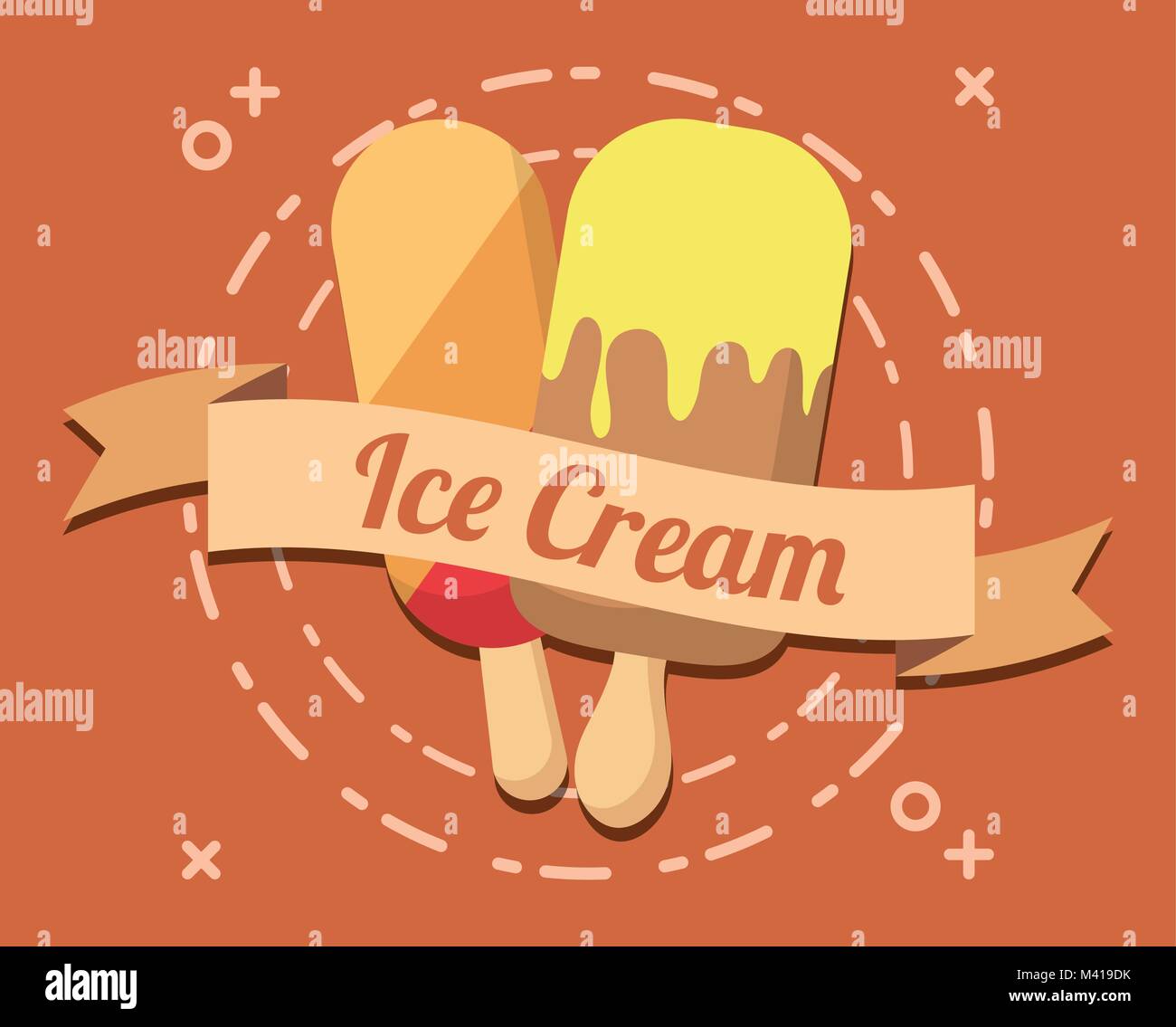Ice cream design Stock Vector Image & Art - Alamy