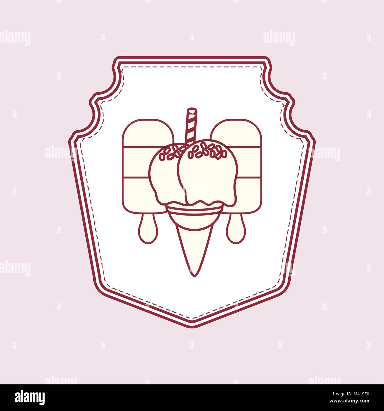 Ice cream design Stock Vector Image & Art - Alamy