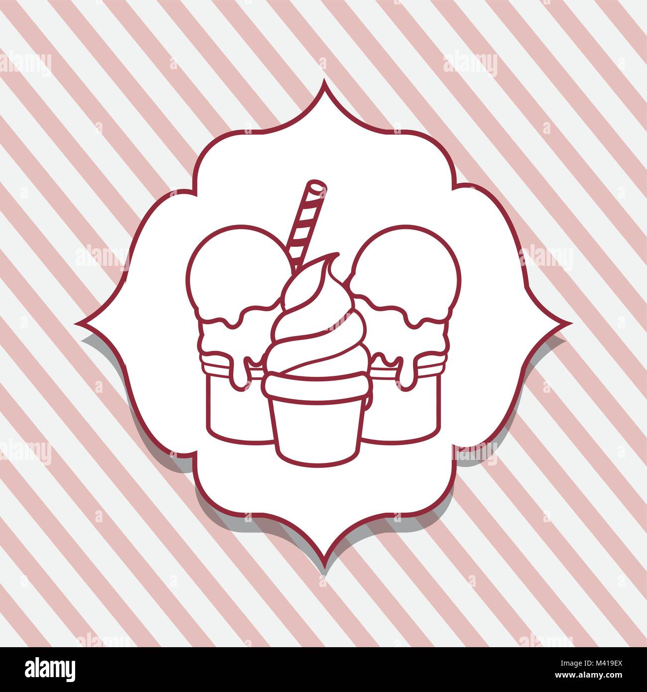Ice cream design Stock Vector Image & Art - Alamy