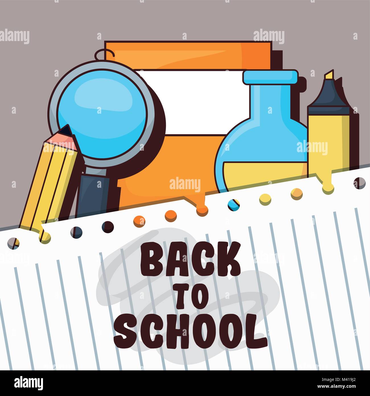Back to school design Stock Vector Image & Art - Alamy