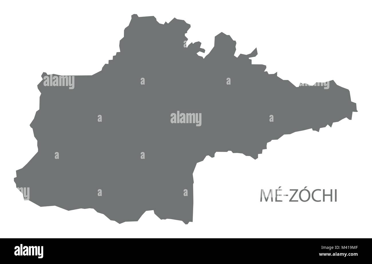 Me-Zochi map of Sao Tome and Principe grey illustration Stock Vector ...