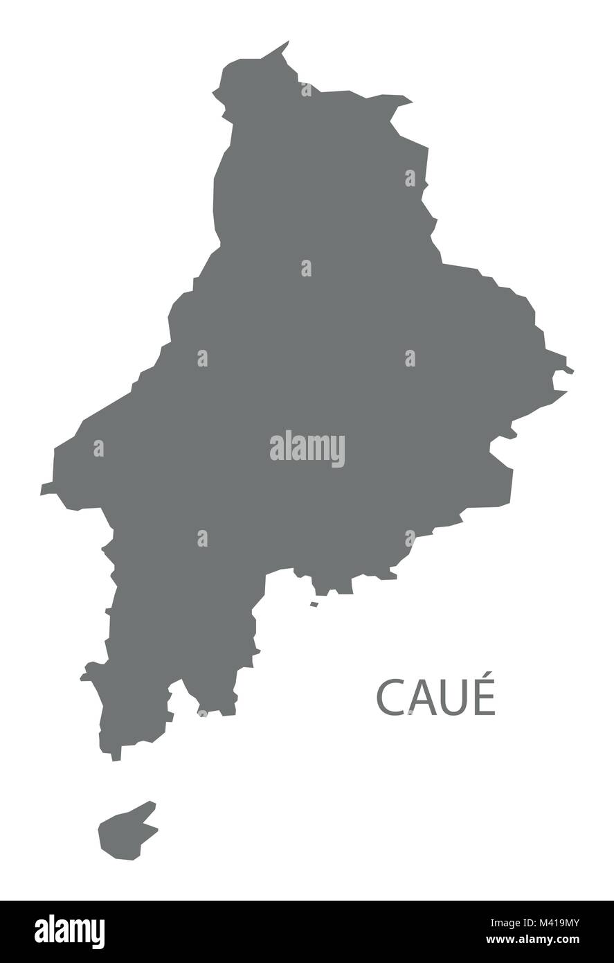 Caue map of Sao Tome and Principe grey illustration Stock Vector Image ...