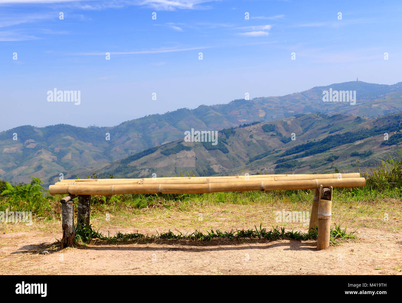 mountain view point landmark panorama fresh air on the top of the big ...
