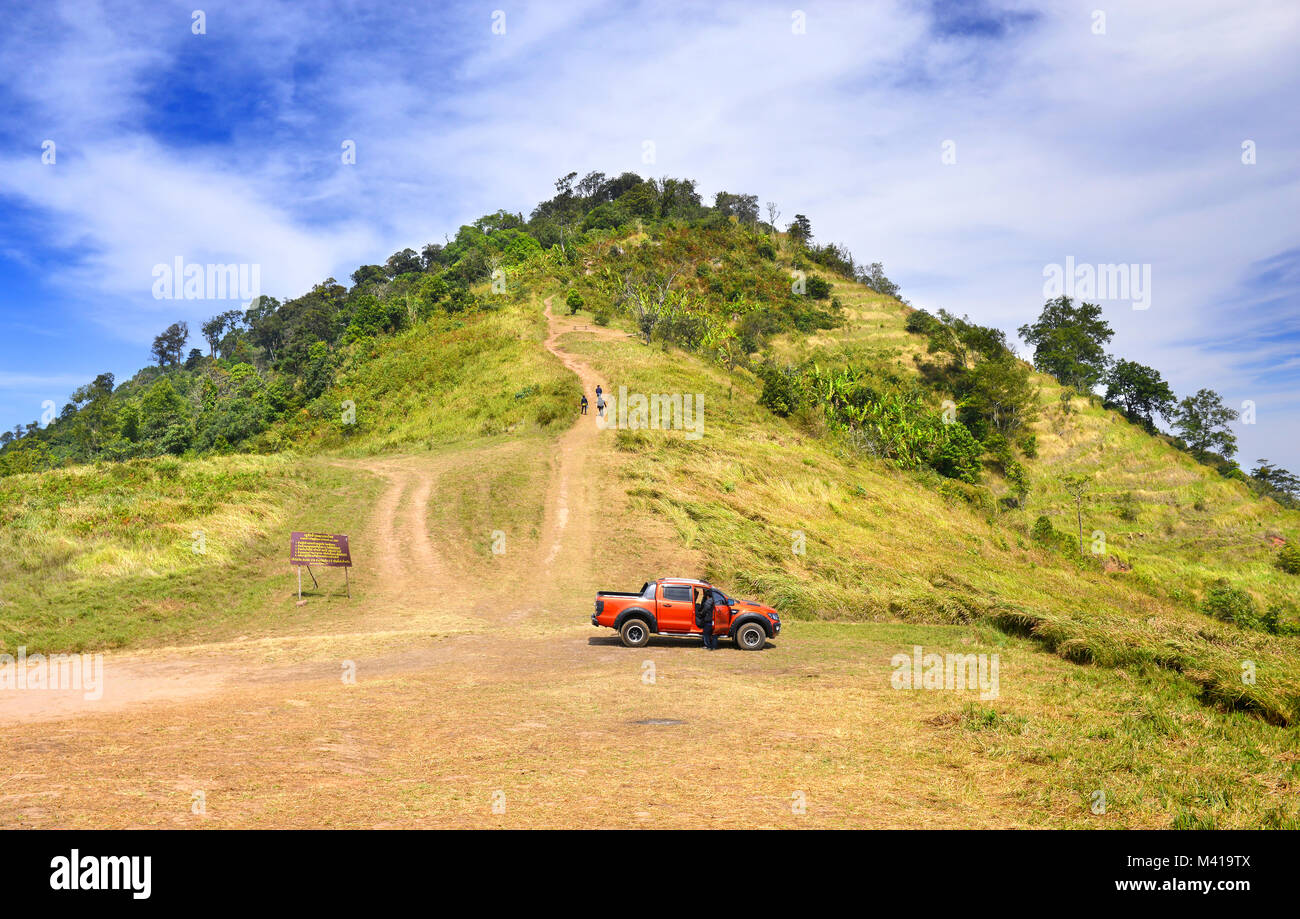 mountain view point landmark panorama fresh air on the top of the big ...