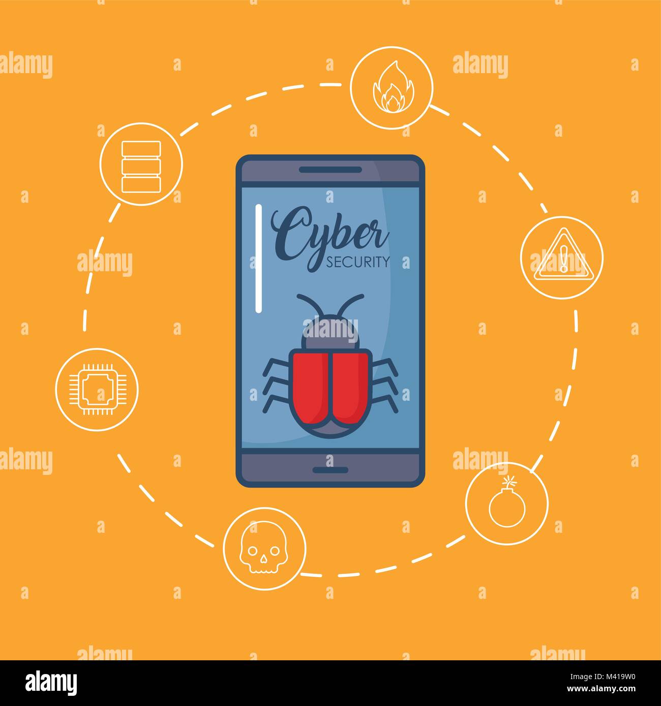 Cyber security design Stock Vector Image & Art - Alamy