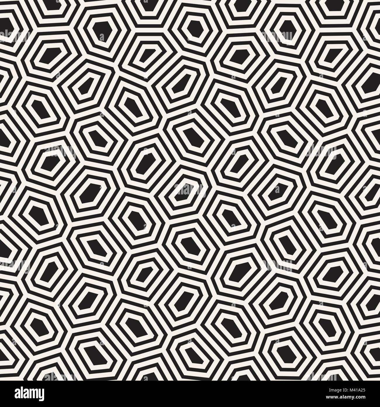 Vector seamless lattice pattern. Modern stylish texture with monochrome ...