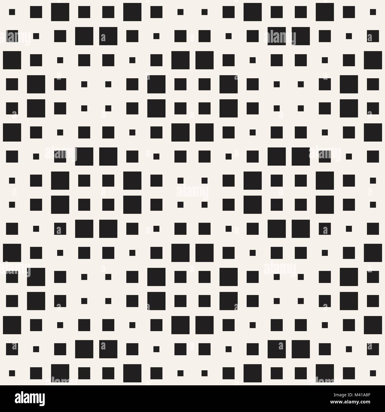 Stylish halftone texture. Endless abstract background with random size ...