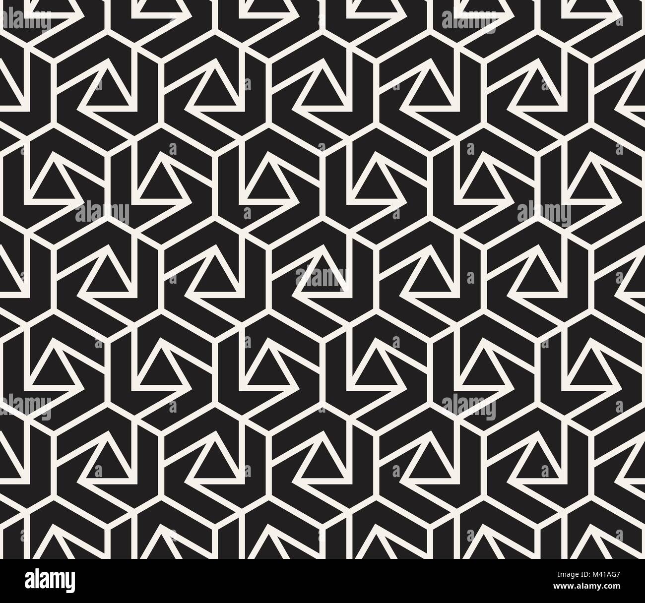 Vector seamless pattern. Modern stylish abstract texture. Repeating ...