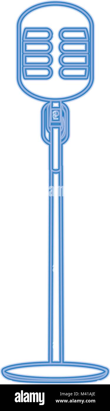 retro microphone icon Stock Vector Image & Art - Alamy