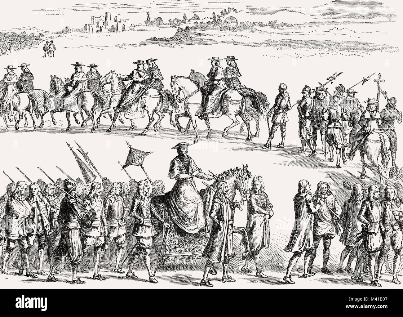 Ancient procession, cloister at the Basilica of Saint John Lateran ...