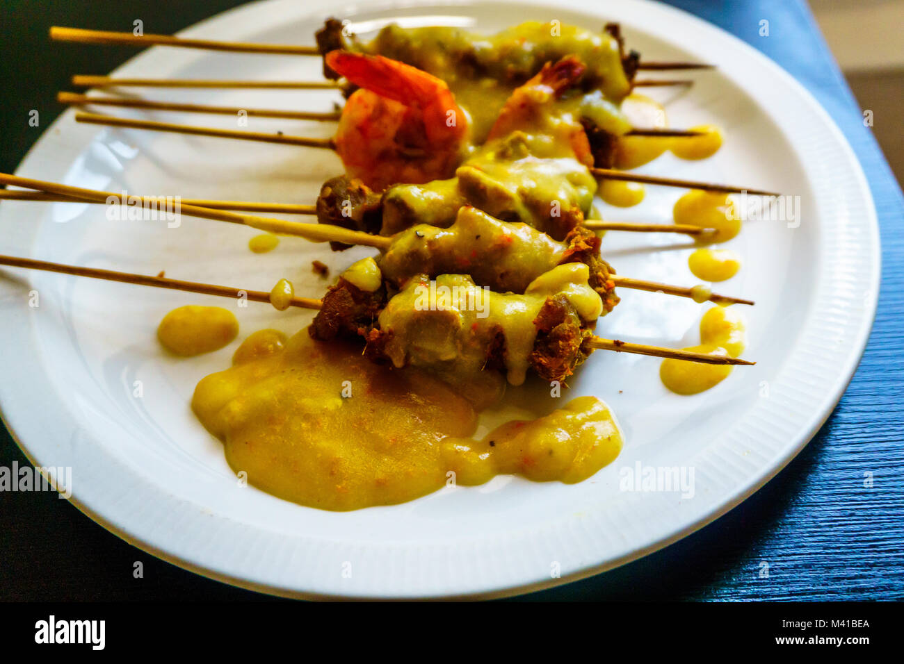 Satay menu hi-res stock photography and images - Alamy