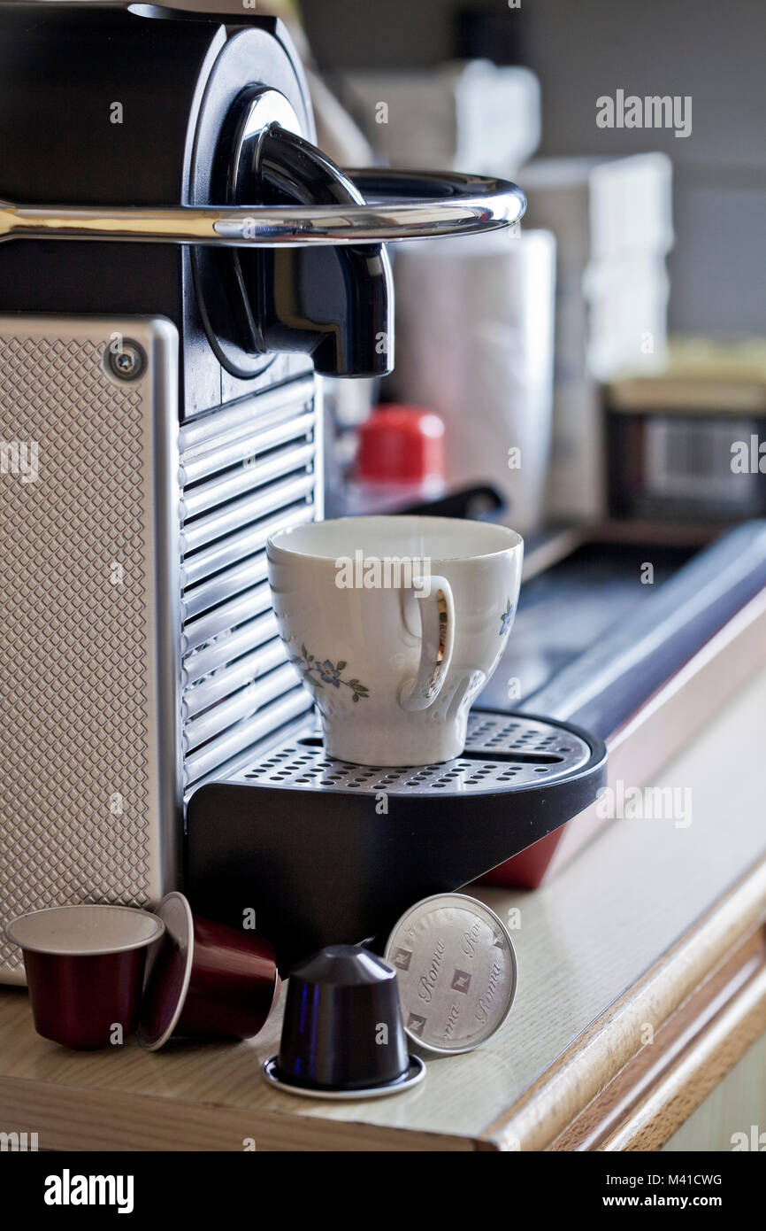 Coffee Pod machine Stock Photo - Alamy