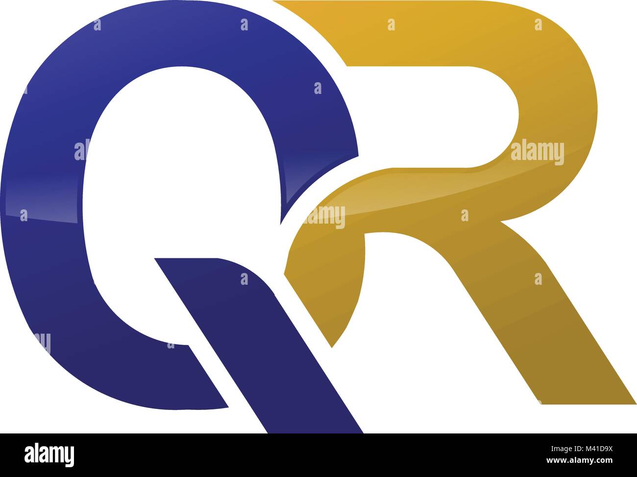 Letter qr vector vectors hi-res stock photography and images - Alamy
