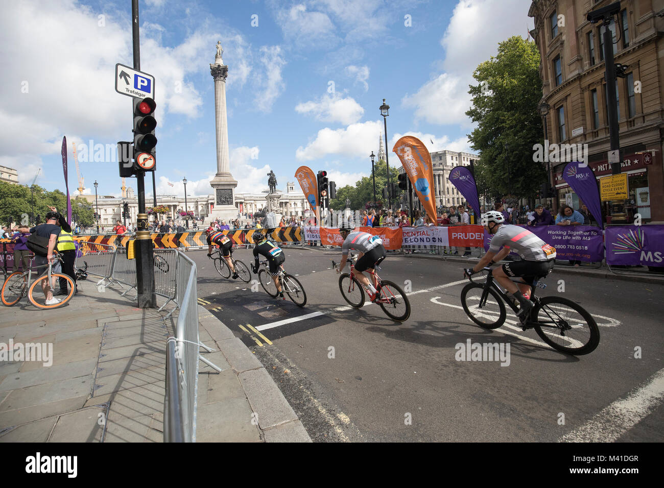 Group passing through central london hi-res stock photography and ...