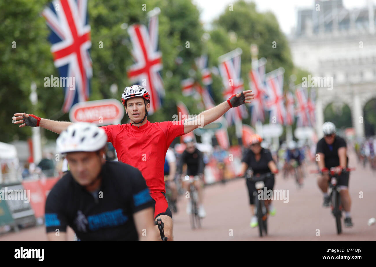 Group passing through central london hi-res stock photography and ...