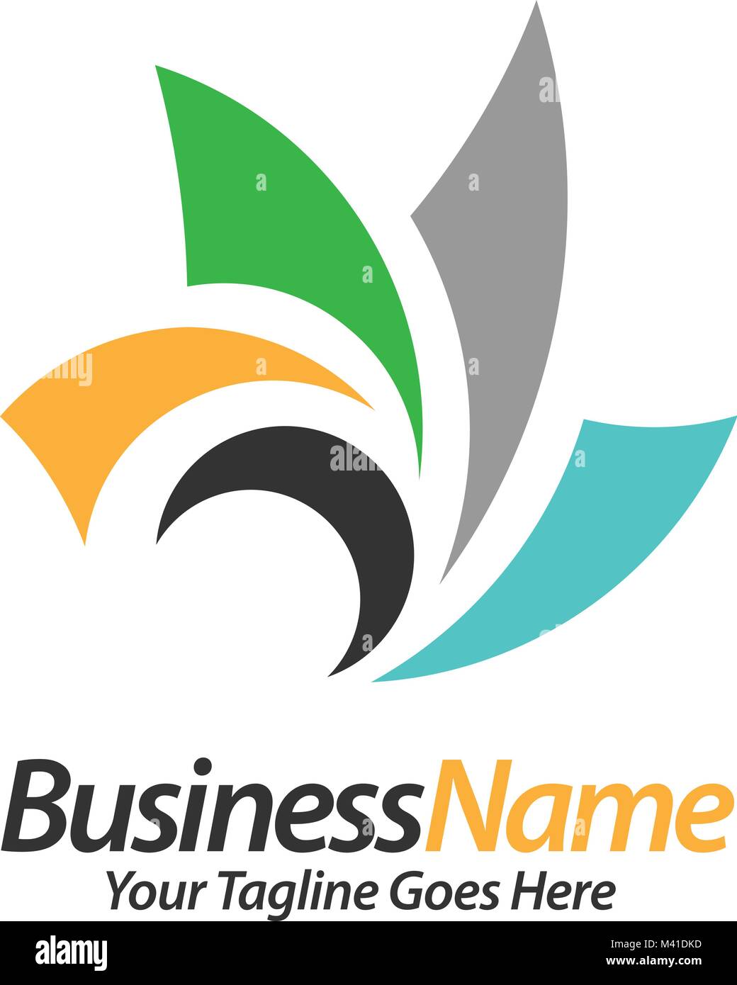 modern concept from sun, speed, consulting logo concept Stock Vector ...